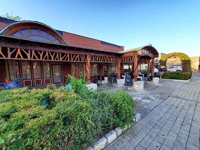 With its rustic charm and inviting patio, this local eatery beckons you to sit awhile and remember why rushing through meals is overrated.