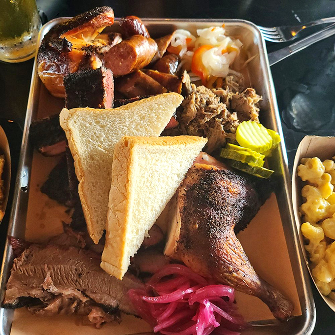 The barbecue board that answers the eternal question: "Why choose one meat when you can have them all?"