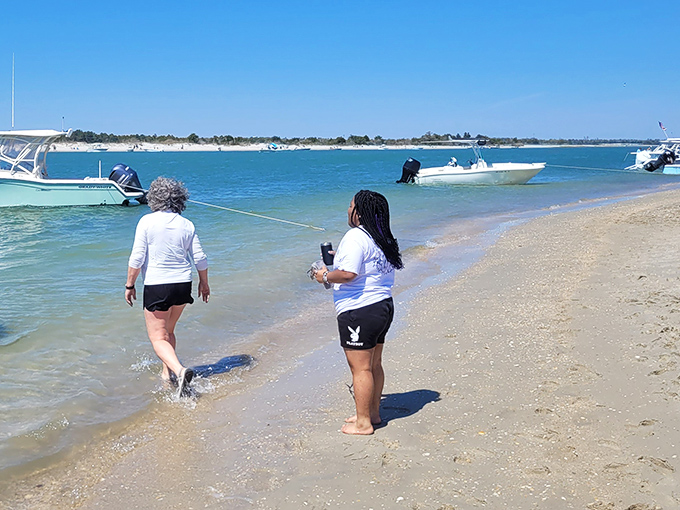 Arriving in style means whatever floats your boat. The island's accessibility by water creates an unspoken community among those who make the journey.