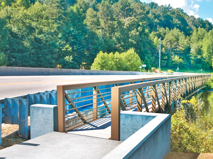This pedestrian bridge doesn't just connect two riverbanks &ndash; it links modern visitors to the natural beauty that has drawn people to Dahlonega for generations.
