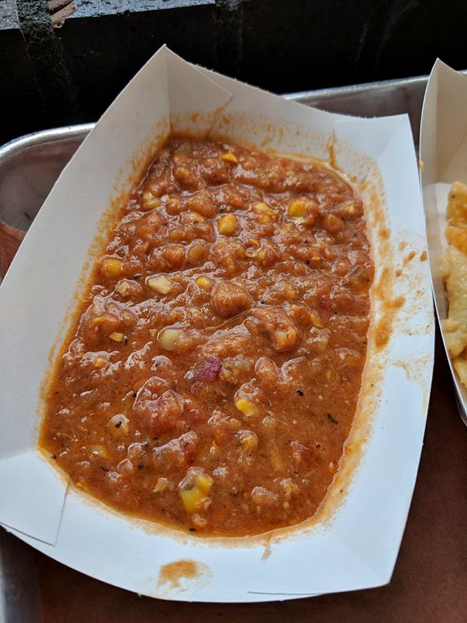 Brunswick stew - Georgia's answer to comfort in a bowl, packed with vegetables and smoky goodness.