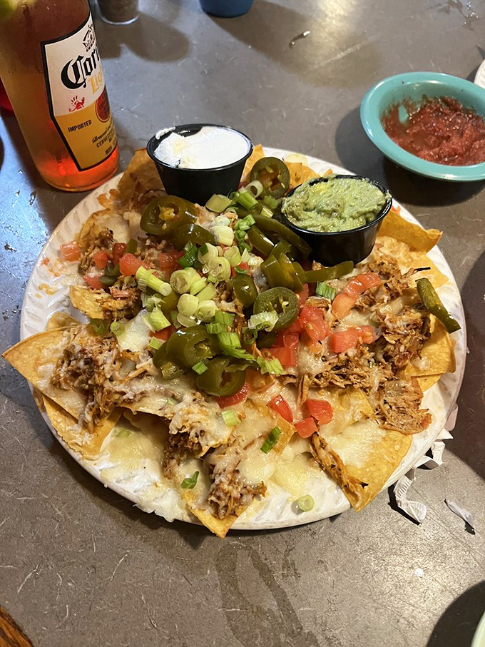 Nachos that understand the importance of proper topping distribution&mdash;every chip gets its fair share of the good stuff.