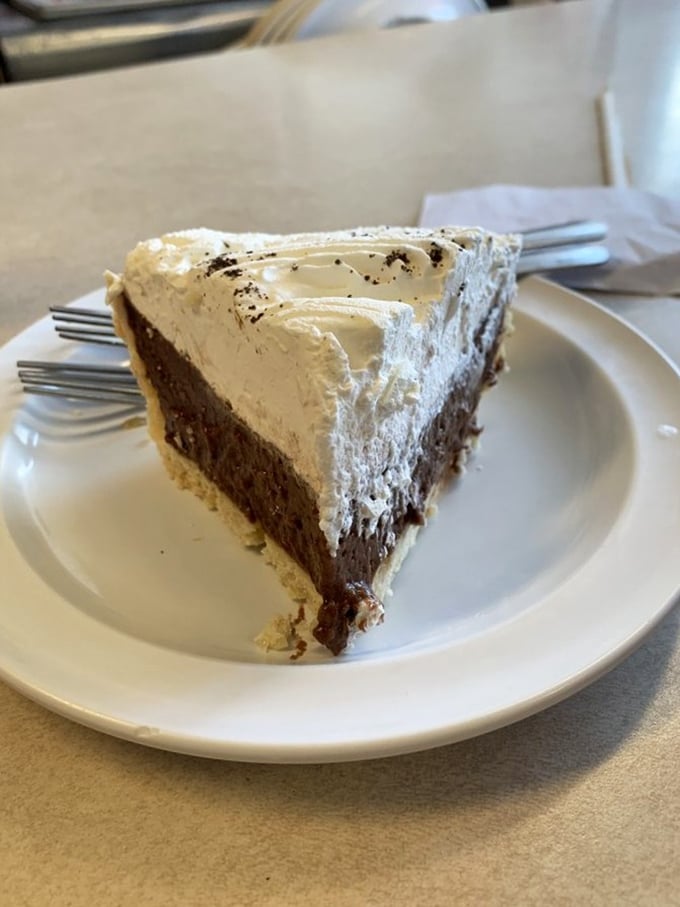 Not all heroes wear capes&mdash;some wear whipped cream atop layers of chocolate filling. This pie deserves its own fan club.