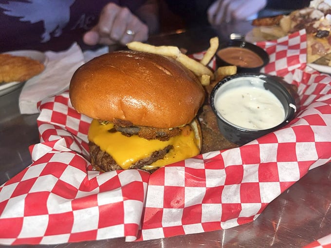 The burger that launched a thousand cravings. That melty cheese blanket is doing important work on a perfectly cooked patty.