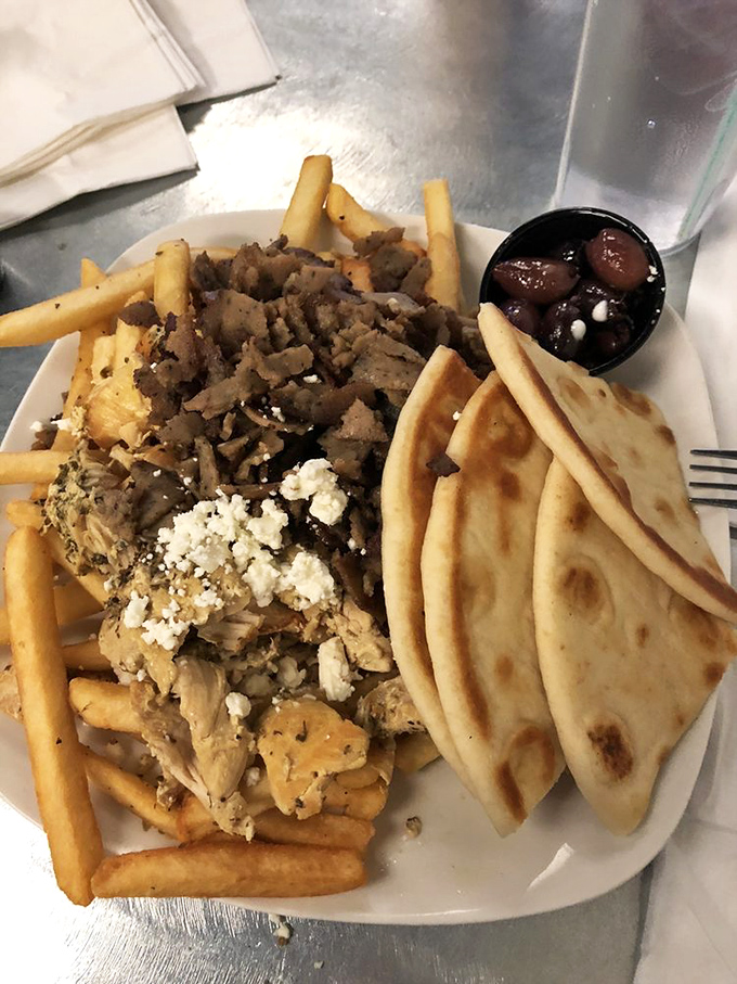 This combination platter doesn't just feed you&mdash;it introduces your taste buds to an entire Greek family reunion of flavors.