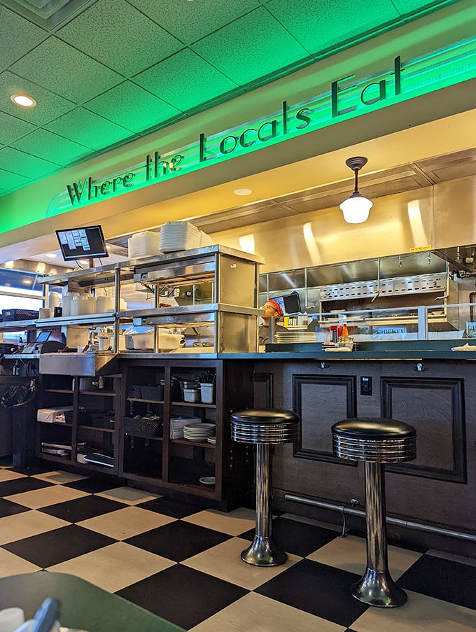 Where the Locals Eat isn't just a slogan&mdash;it's a promise. The open kitchen lets you witness breakfast alchemy in real time.