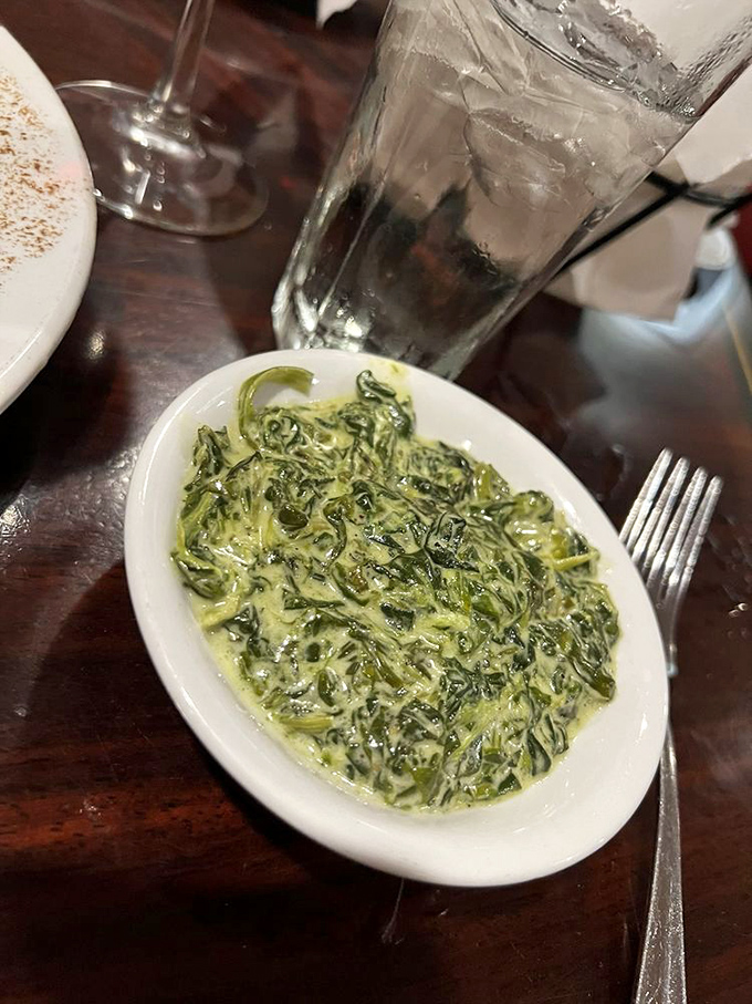 Creamed spinach that Popeye would abandon his canned version for&mdash;rich, velvety, and unapologetically indulgent in its simple perfection.