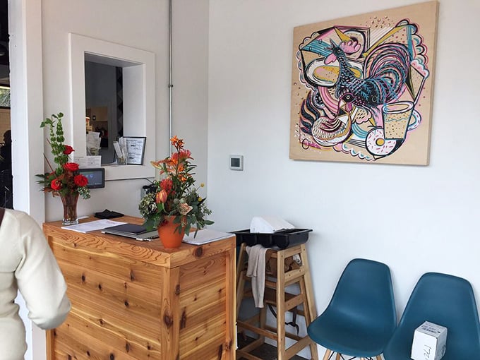 White walls adorned with vintage frames create the breakfast equivalent of Wes Anderson directing your morning meal&mdash;stylish, quirky, and utterly memorable. 