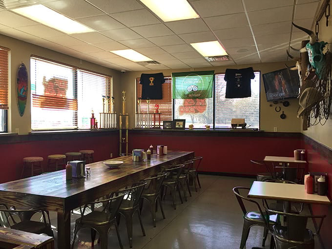 Not just décor—it's a visual appetizer. The rustic charm sets the stage while your nose counts down to the main event.