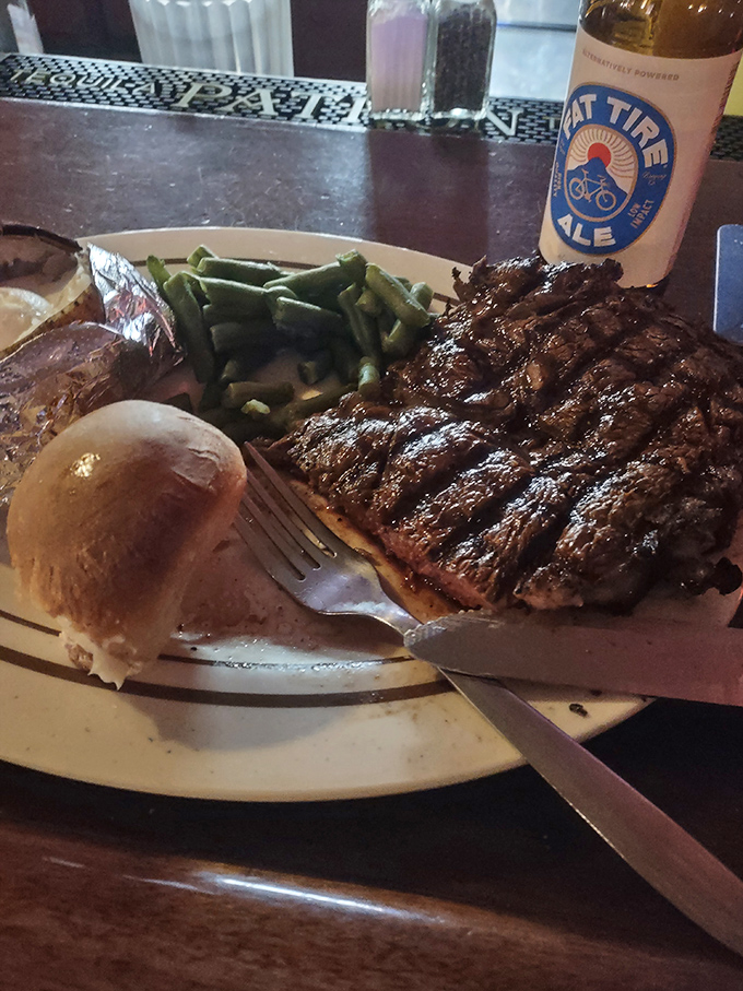 That steak isn't just resting beside that baked potato&mdash;it's posing for its Instagram moment, knowing full well it's the Brad Pitt of the plate.
