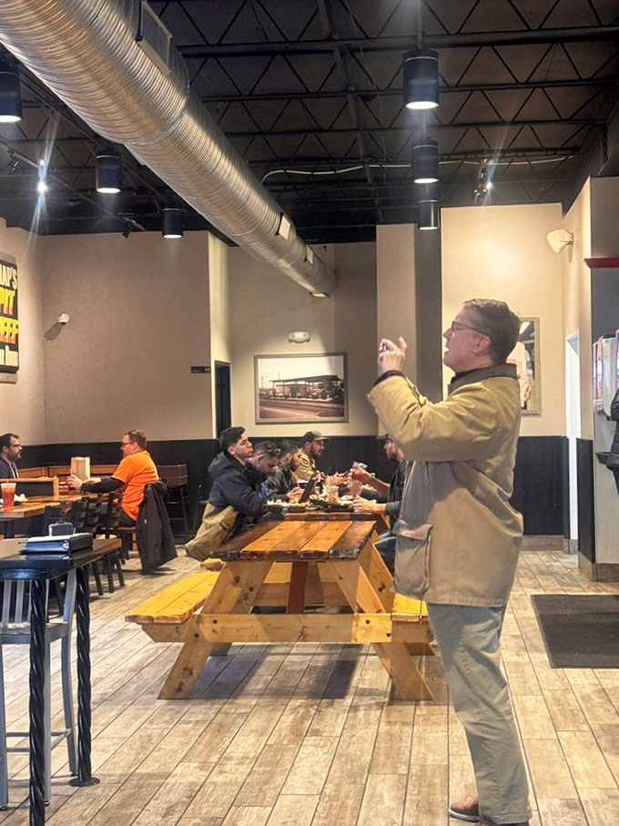 Where strangers become friends over shared barbecue enthusiasm. Nothing builds community like collective meat sweats.