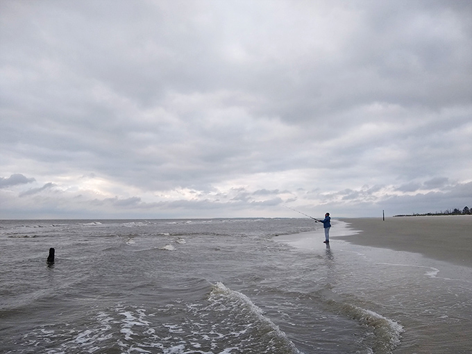 The original fish delivery service. Where the waves meet the shore becomes nature's most scenic fishing spot&mdash;no boat required, just patience and a good cast.