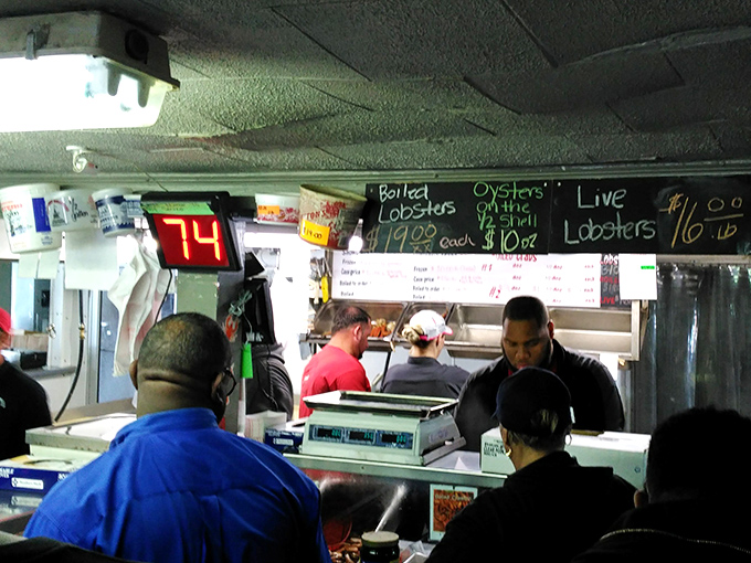 Some counters separate you from food. This one connects you to it. The "We Pack For Travel" sign is both a promise and an enabler.