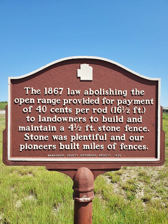 History isn't just in museums&mdash;it's written on the landscape. This marker explains why stone fences crisscross the Flint Hills like permanent stitches.