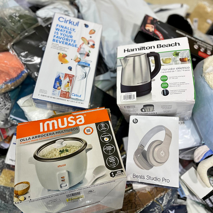 Kitchen appliance heaven: where Beats headphones neighbor rice cookers, because who doesn't want to drop beats while cooking beans?