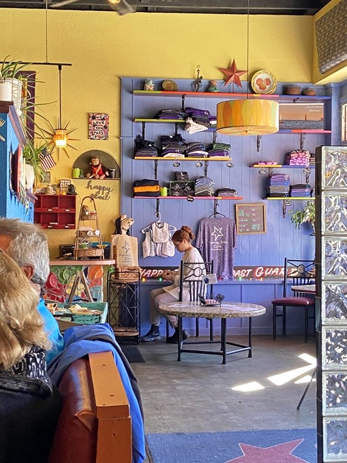 Not just a gift shop&mdash;a colorful sanctuary where breakfast enthusiasm gets transformed into take-home treasures and wearable memories.