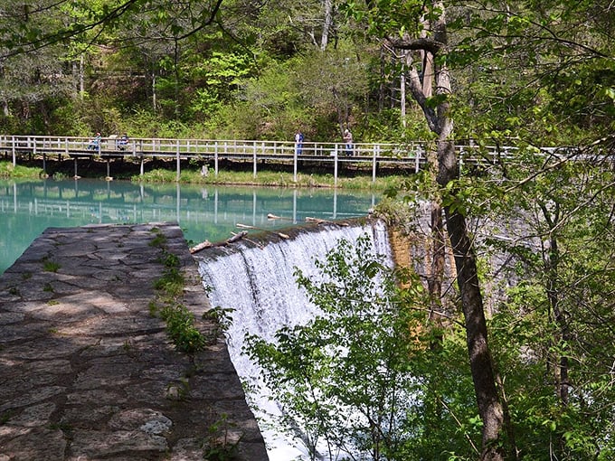 Mirror Lake's waterfall creates the kind of soundtrack you'd pay $19.99 for in a meditation app, yet here it plays on endless repeat for free.