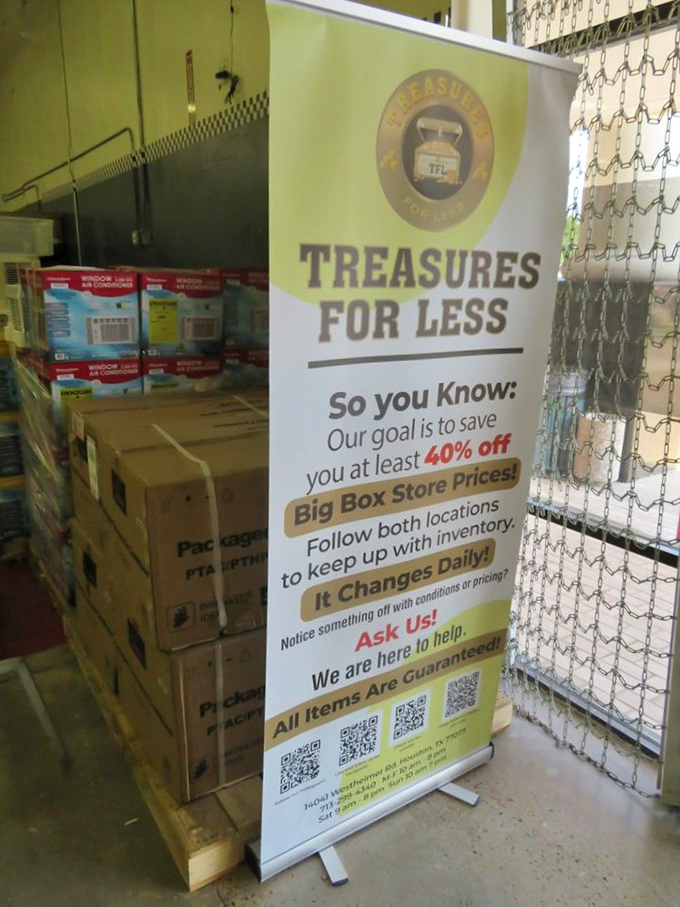 The warehouse stretches endlessly, a bargain hunter's paradise where patience is rewarded with unexpected discoveries.