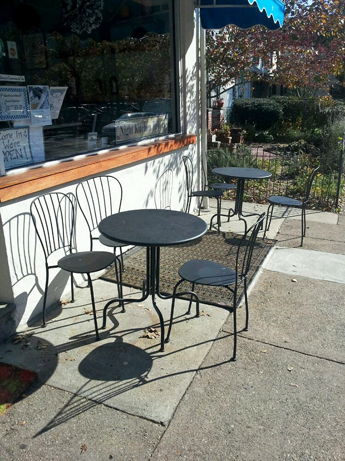 Al fresco nibbling at its finest&mdash;where watching Chestnut Hill passersby becomes the perfect side dish to your morning croissant.