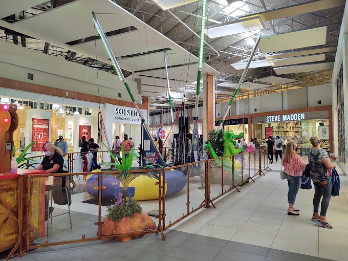 Colorful bungee attractions prove Sawgrass isn't just shopping&mdash;it's an adventure park with credit card requirements. Retail therapy meets actual therapy.