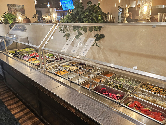 A salad bar that respects the classics&mdash;because sometimes you don't need microgreens and dragon fruit to start a meal right.