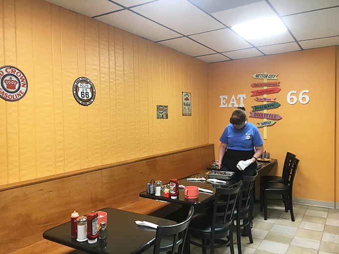 The staff moves with the practiced efficiency that comes from knowing exactly how long to cook an egg to each customer's preference.