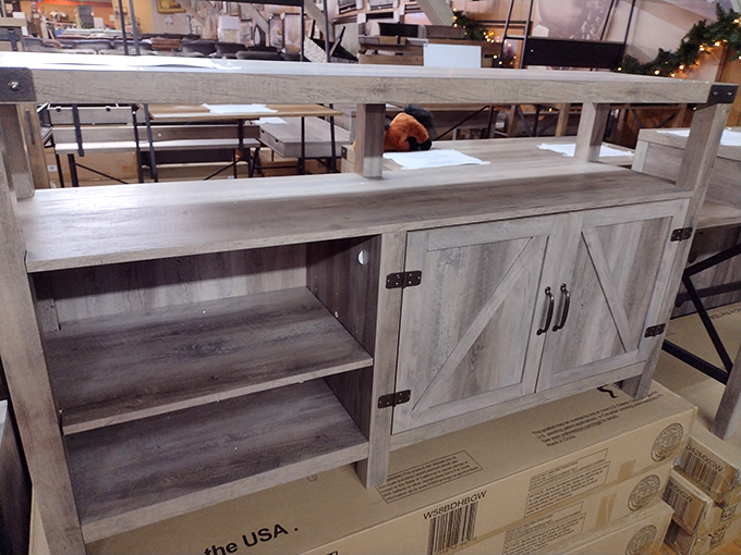 Entertainment centers and TV stands organize modern living rooms while hiding unsightly cables and clutter.