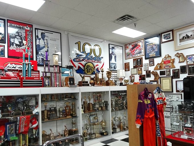 Trophy cases that tell racing's greatest stories. Each piece of hardware represents sweat, strategy, and occasionally some colorful language from the pit crew.