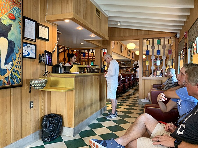 Waiting for a table becomes part of the experience when you're surrounded by vintage charm and the promise of comfort food.