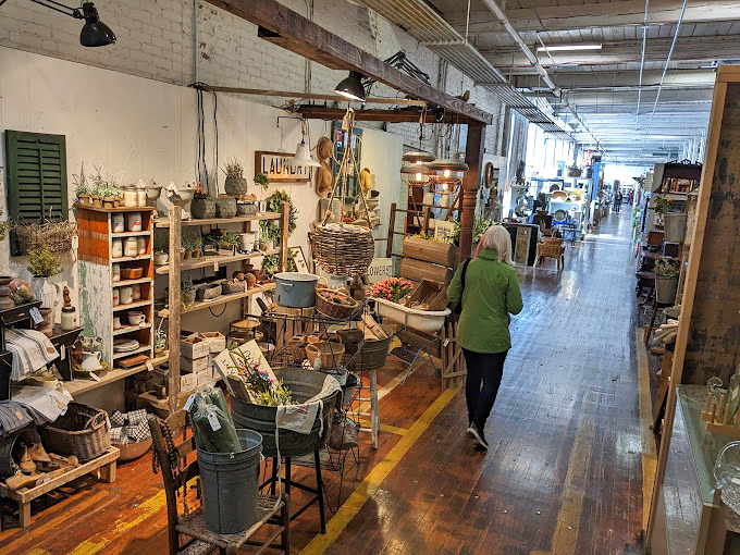 Wandering these wide aisles feels like traveling through time, with each yellow line leading to a different decade's treasures.