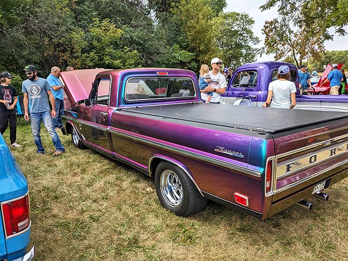 Classic cars and Midwestern sunshine &ndash; a combination that makes even non-car enthusiasts suddenly develop opinions about vintage Ford pickups.