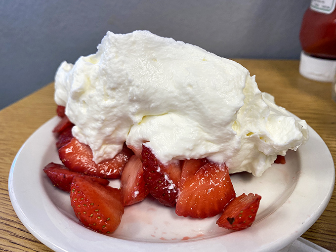 The classic strawberry shortcake doesn't need reinvention &ndash; just fresh berries, sweet cream, and the willpower not to order seconds. 