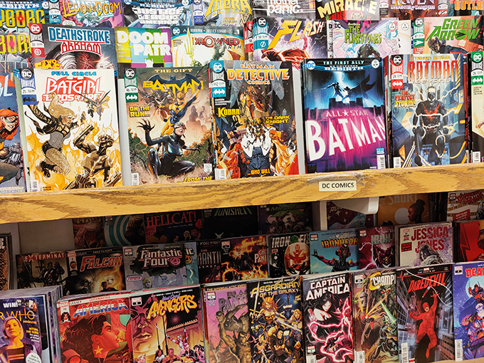 Comic book heaven awaits collectors and casual readers alike, where superheroes leap off pages in a kaleidoscope of illustrated adventure.