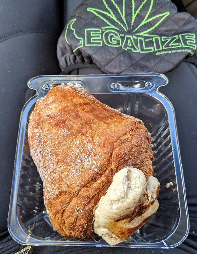 When pastry meets architecture: this cruffin is what happens when croissants decide to reach their full potential.