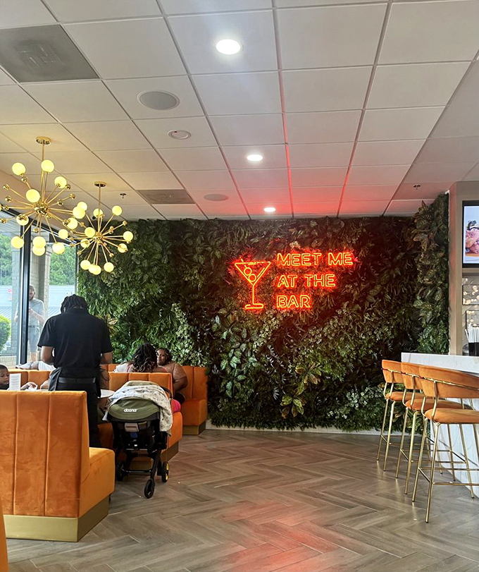 That neon sign isn't just decoration&mdash;it's life advice worth following at any hour of the day.