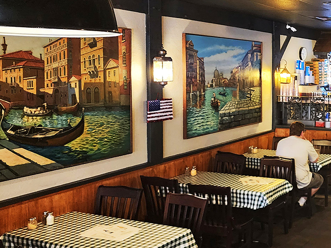 Italian scenes adorn the walls, but it's the memories made at these tables that create the real atmosphere at Mario's.