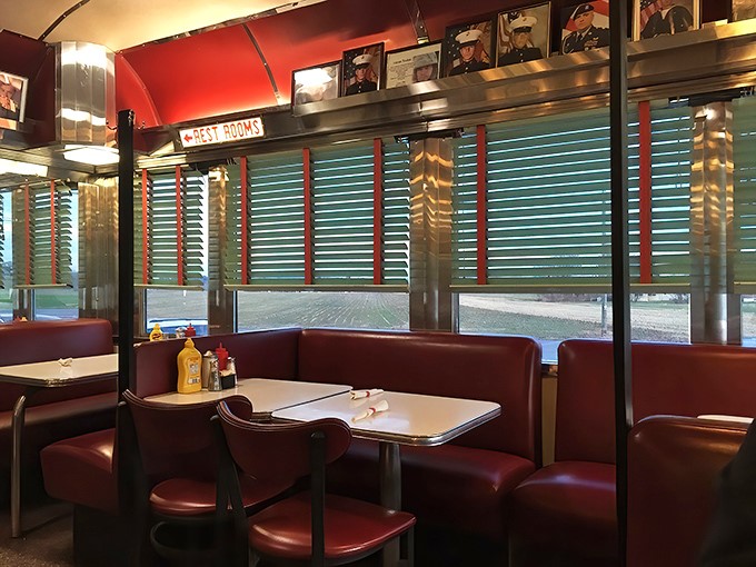 Red vinyl booths and chrome trim create the perfect backdrop for life's moments &ndash; from first dates to family celebrations to solo contemplations over pie.