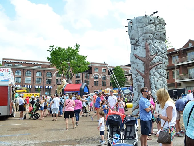 Festival season transforms Oxford's streets into a community living room, where climbing walls and cotton candy create memories that outlast summer's heat.