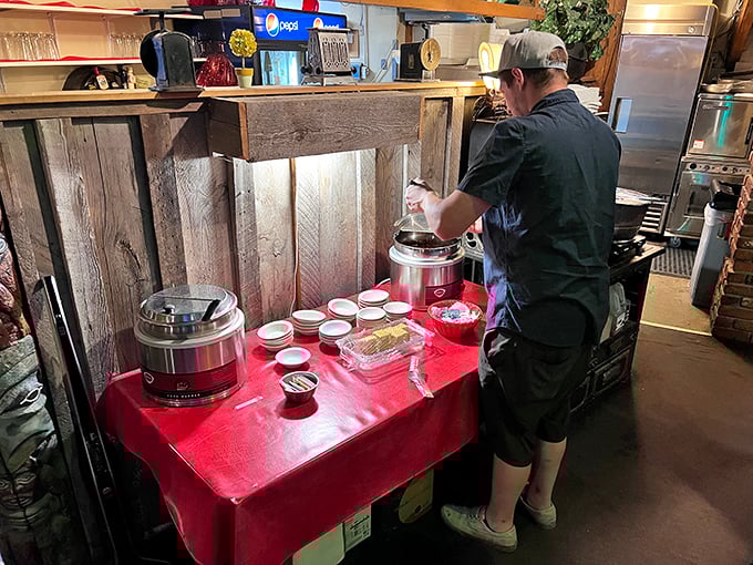 Behind every great restaurant is a dedicated staff preparing the elements of your meal with care. This isn't assembly line cooking; it's craftsmanship.