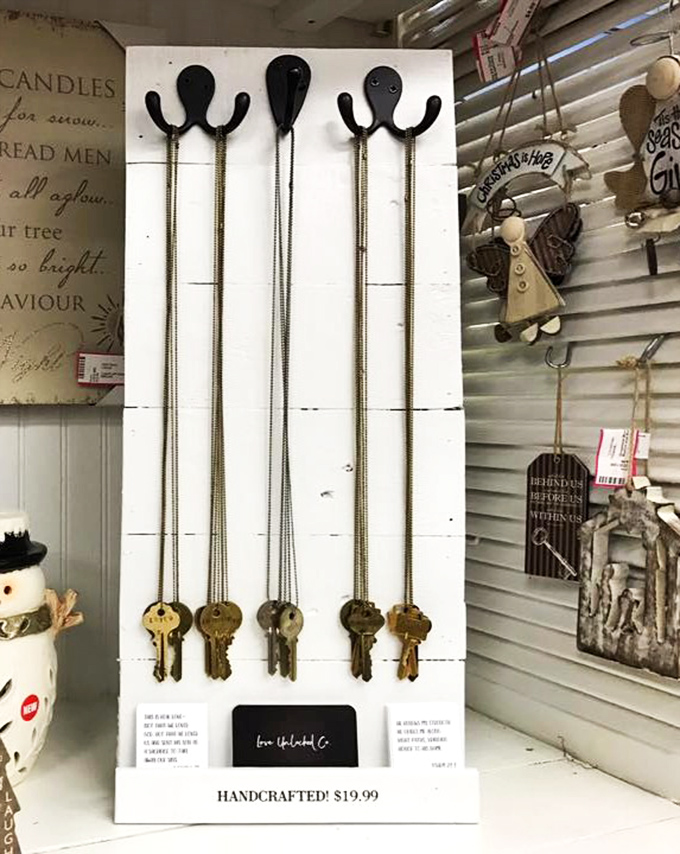 These aren't just decorative key holders&mdash;they're whimsical reminders of homes past, with vintage keys dangling like metallic memories ready to unlock your imagination.