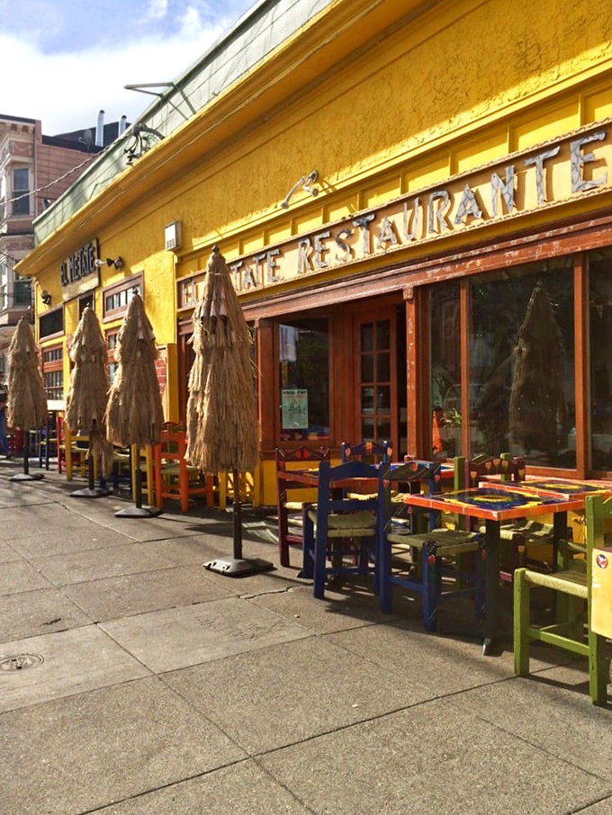 The sidewalk seating isn't just practical&mdash;it's prime real estate for people-watching while your taste buds have their own fiesta.