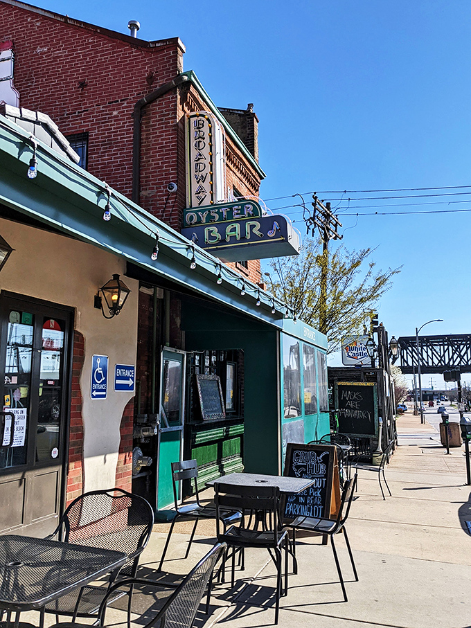 The sidewalk seating offers prime people-watching with a side of fresh air – perfect for those days when the Mississippi feels like it's channeling the Gulf.