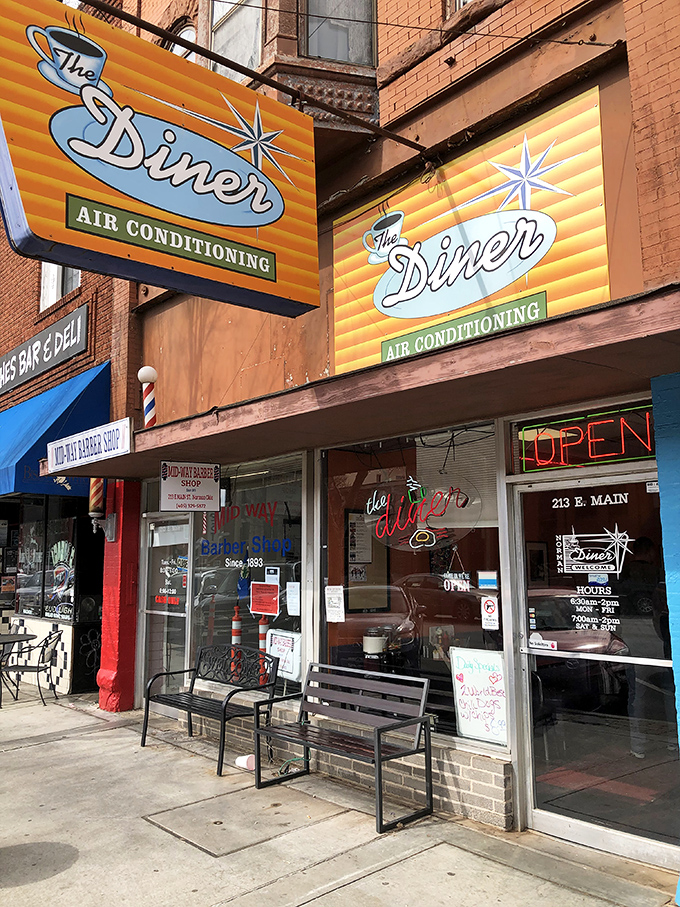 The storefront doesn't just say "OPEN"&mdash;it practically shouts "Come in already!" with all the subtlety of your favorite aunt.