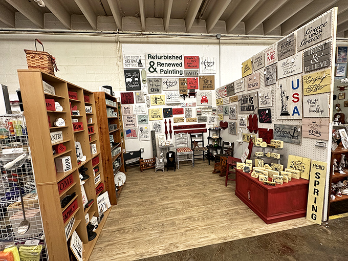 Modern farmhouse style before it was trendy! These handcrafted signs offer inspirational messages alongside a healthy dose of nostalgic Americana.