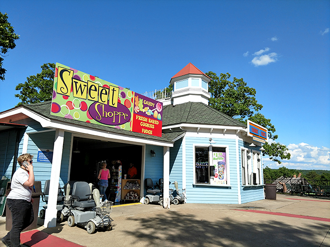 The Sweet Shoppe stands as a monument to vacation nutrition philosophy: calories consumed while having fun simply don't count.