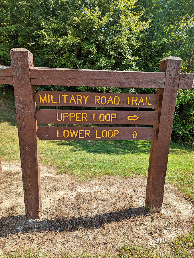 Trail signs: the original GPS system, just with more character and significantly less "recalculating" announcements.