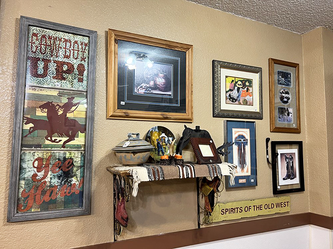 Western heritage isn't just on the walls&mdash;it's in the DNA of this place. "Cowboy Up" isn't just decor; it's breakfast advice.