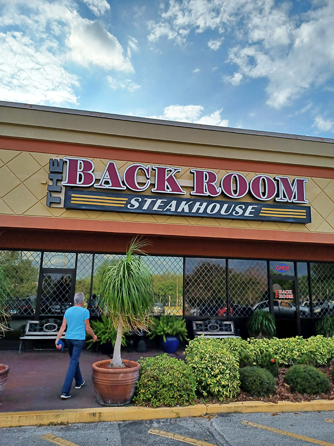 Don't judge this steak sanctuary by its strip mall cover – The Back Room has been surprising and delighting locals for years.