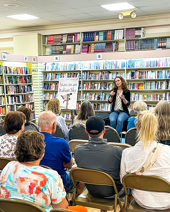 The audience leans in, collectively holding their breath as an author reveals the secrets behind their latest literary creation.