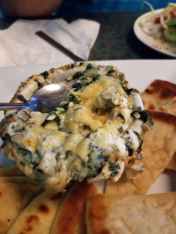 That's not just spinach artichoke dip&mdash;it's a creamy, cheesy masterpiece that makes vegetables taste like they're on vacation.
